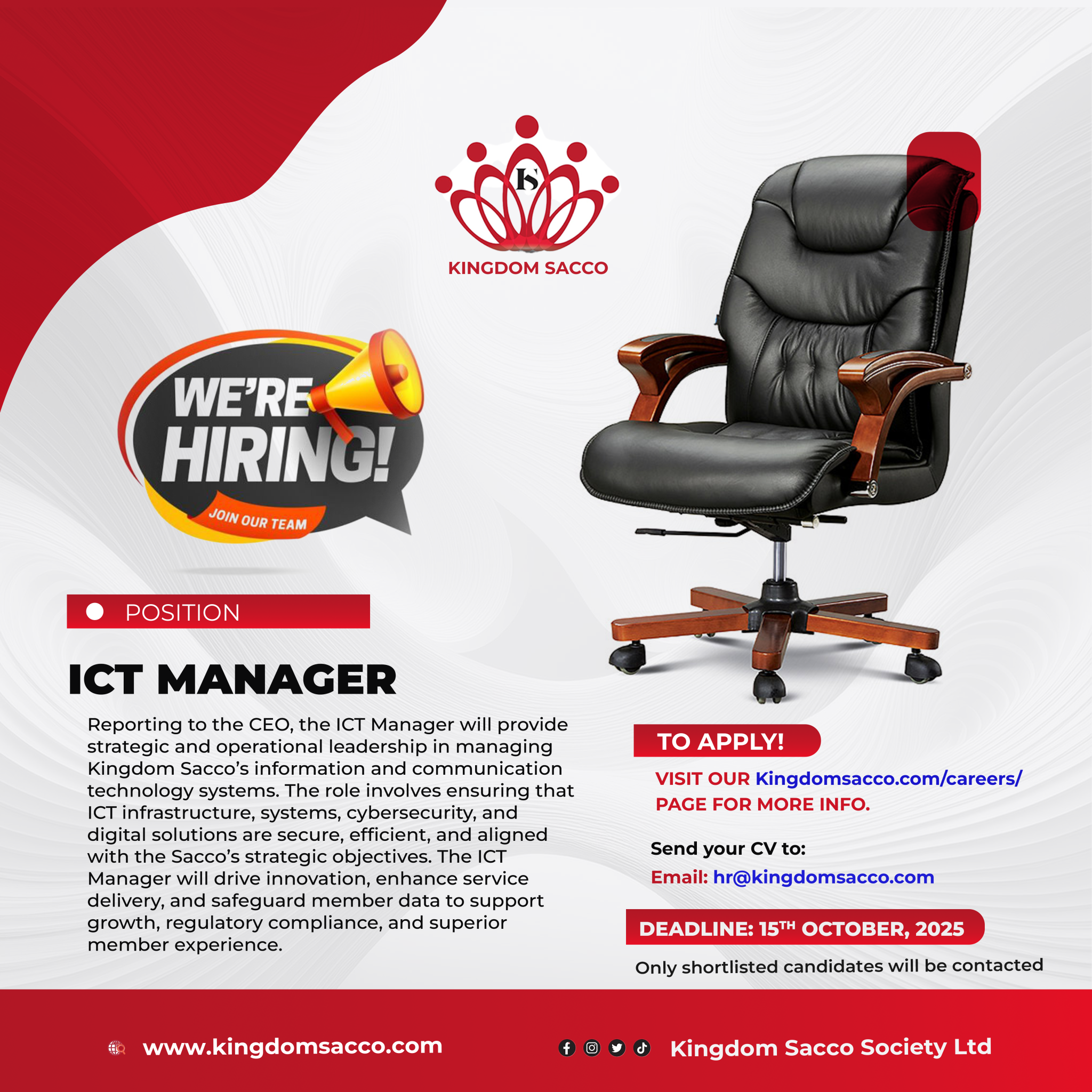 Careers - Kingdom Sacco